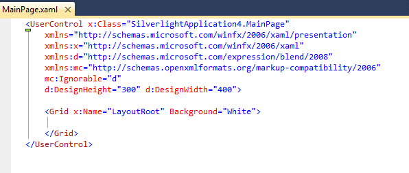 Why Would Loading A Xaml File Faile On A Brand New Unaltered Silverlight Project Stack Overflow